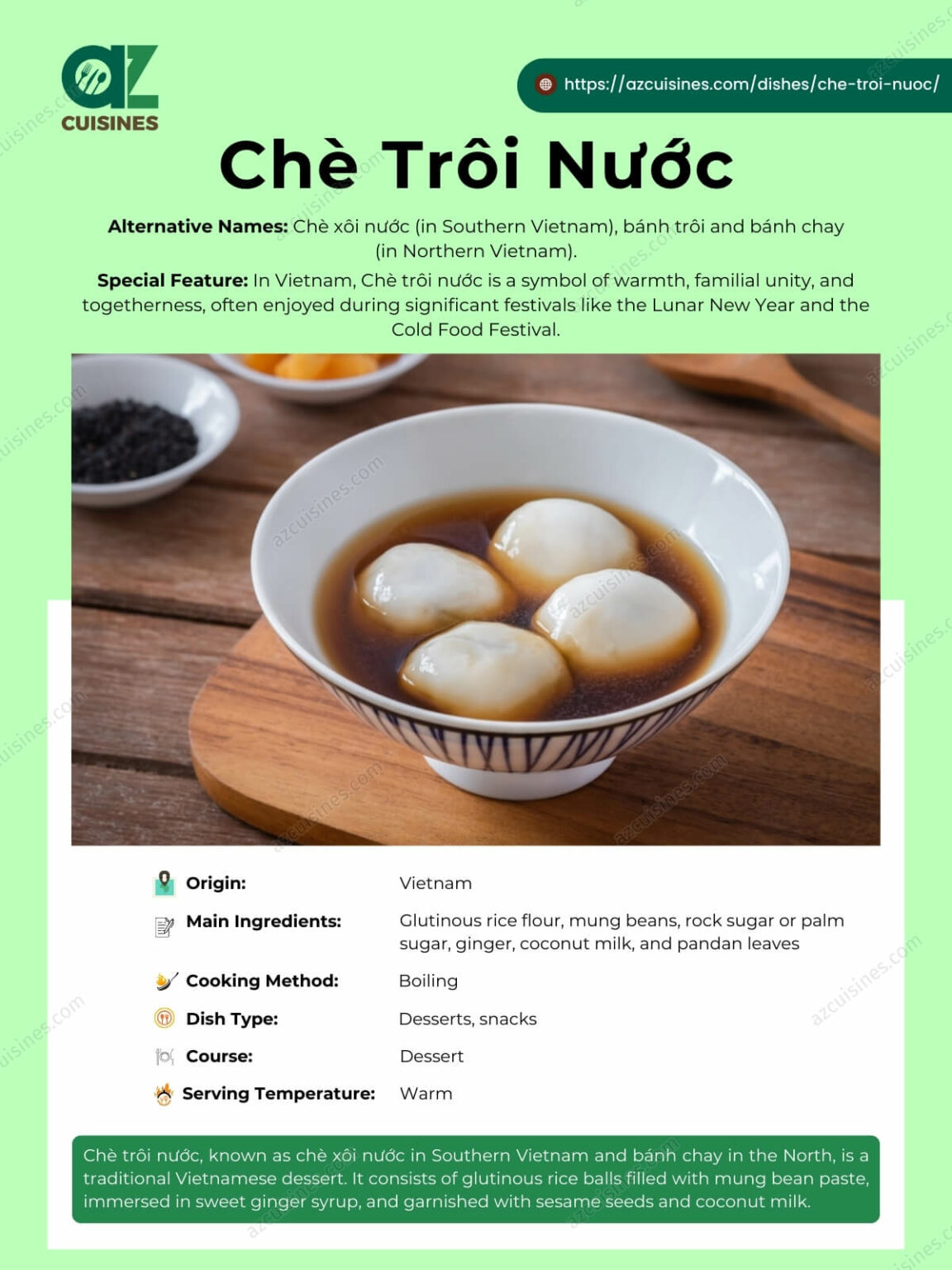 Chè Trôi Nước: A Comprehensive Overview
