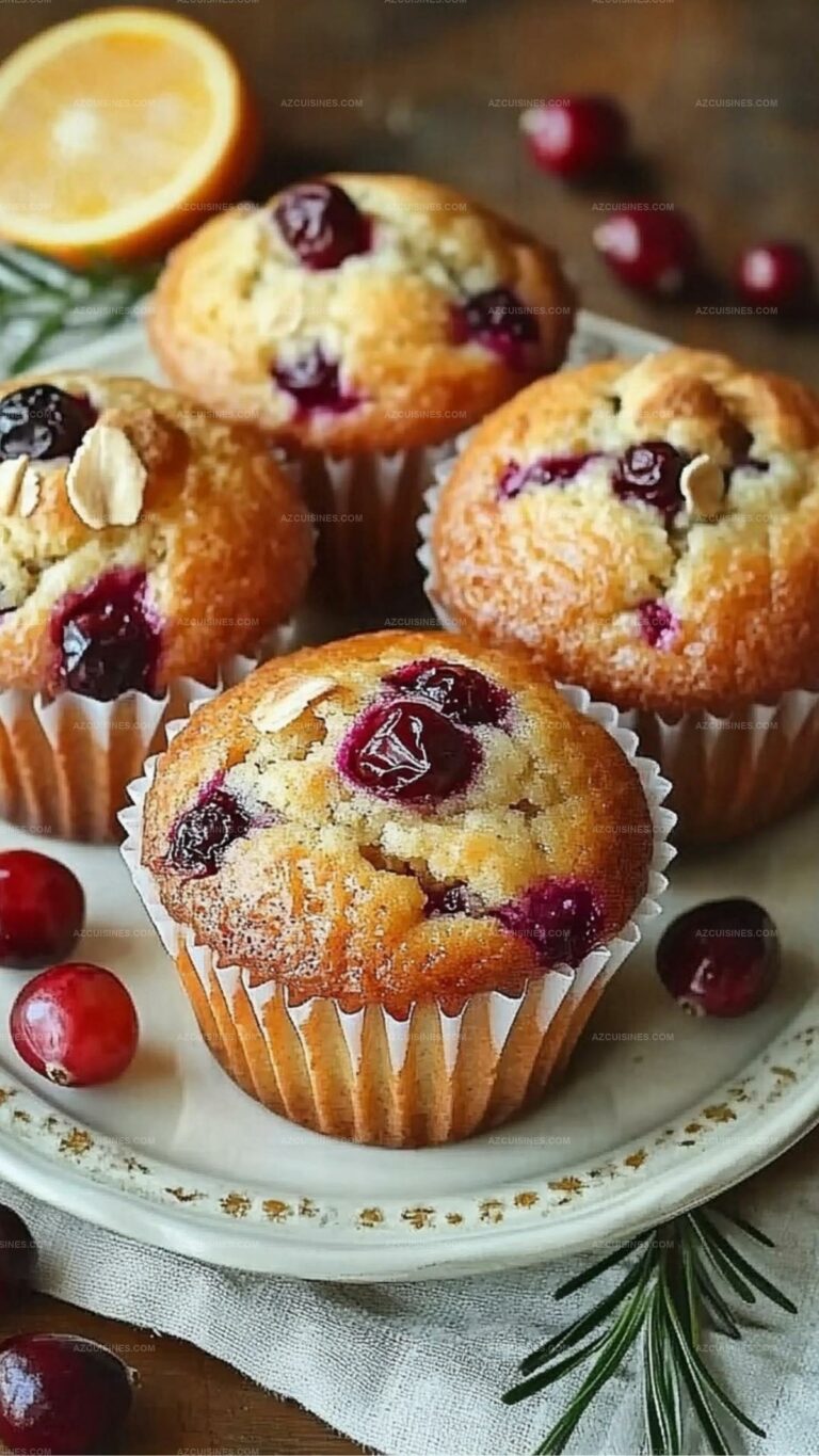 Fresh Cranberry Orange Muffins: Zesty Homemade Recipe - AZ Cuisines