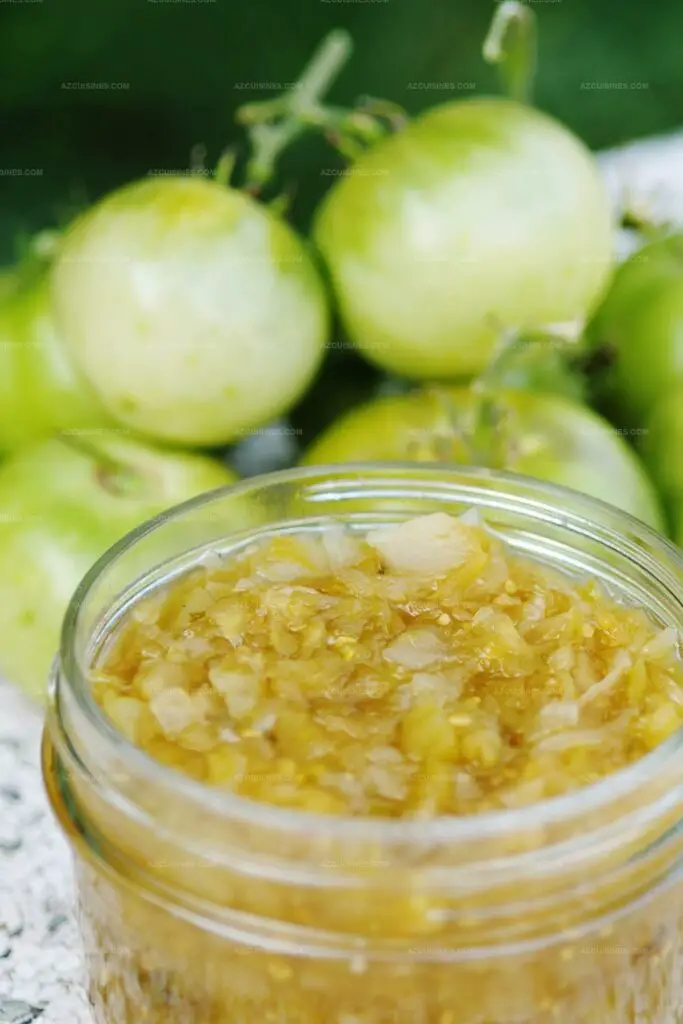Easy Green Tomato Chutney Recipe That Zings With Flavor - AZ Cuisines