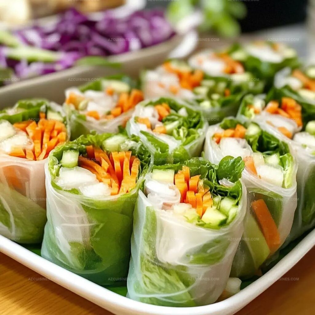 Make Crisp Fresh Spring Rolls: A Zippy Homemade Recipe - AZ Cuisines
