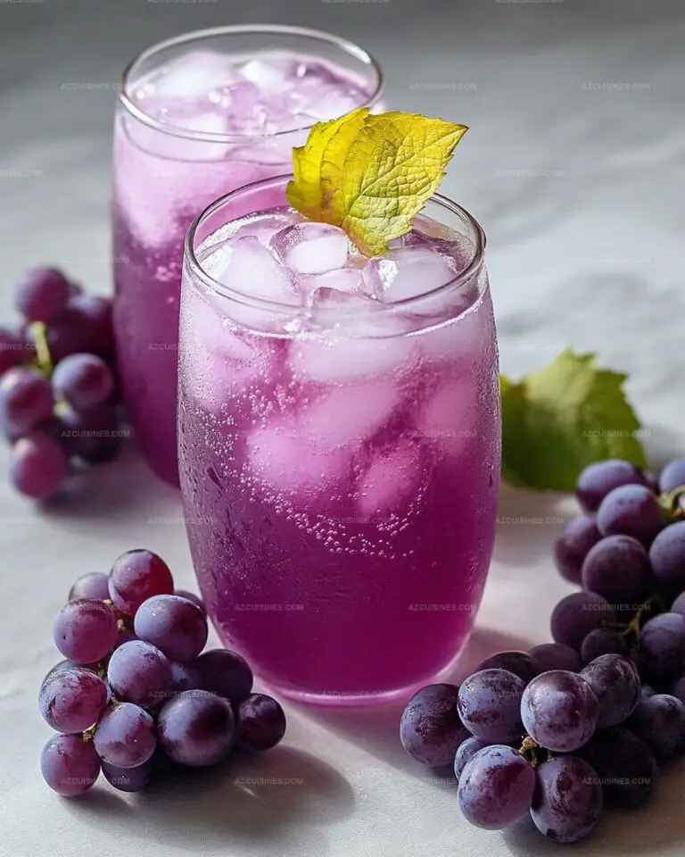 Fizzy Homemade Grape Soda Recipe: A Sweet Summer Refreshment - AZ Cuisines