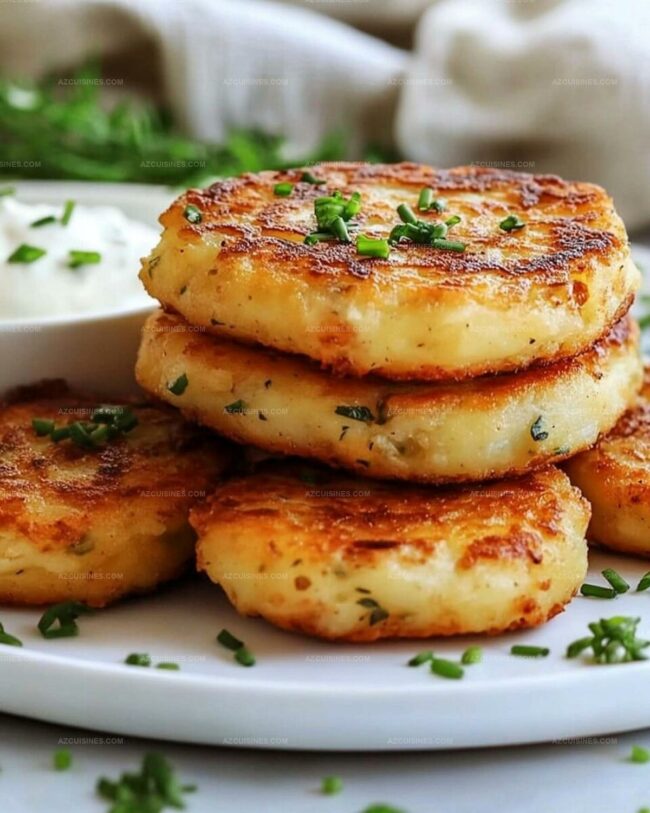 Crispy Golden Potato Patties Recipe: Homestyle Comfort on a Plate - AZ ...