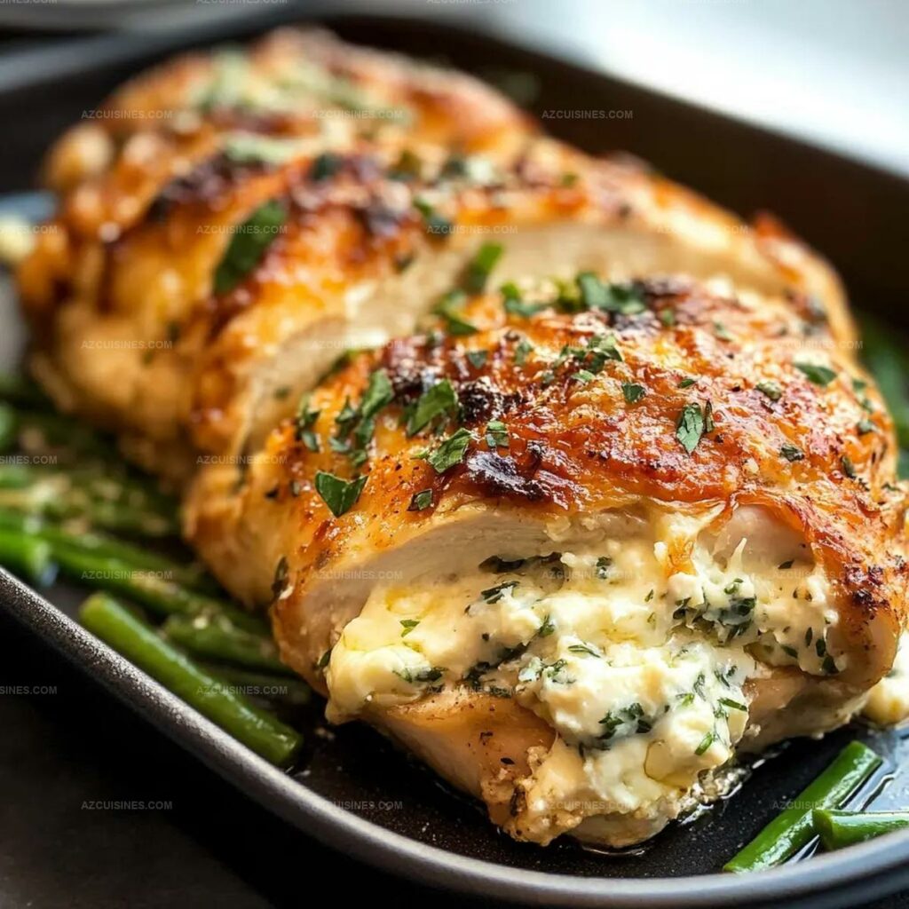 The Juiciest Boursin Stuffed Chicken Breast Recipe Ever Made - AZ Cuisines