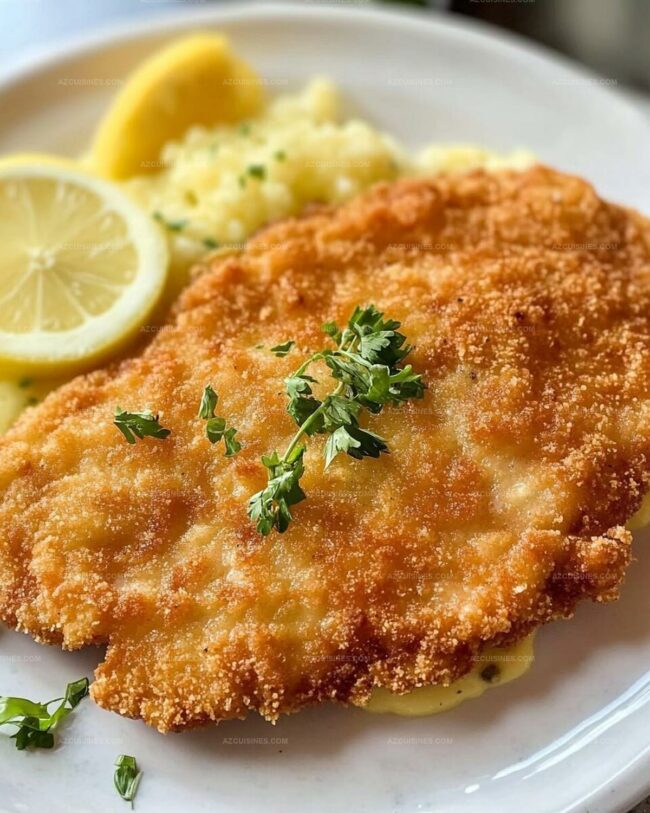 The Golden Secret: A Crispy Schnitzel Recipe Everyone Loves - AZ Cuisines