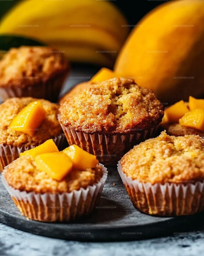 Zesty Mango Muffins Recipe: Sunny Sweetness in Every Bite - AZ Cuisines