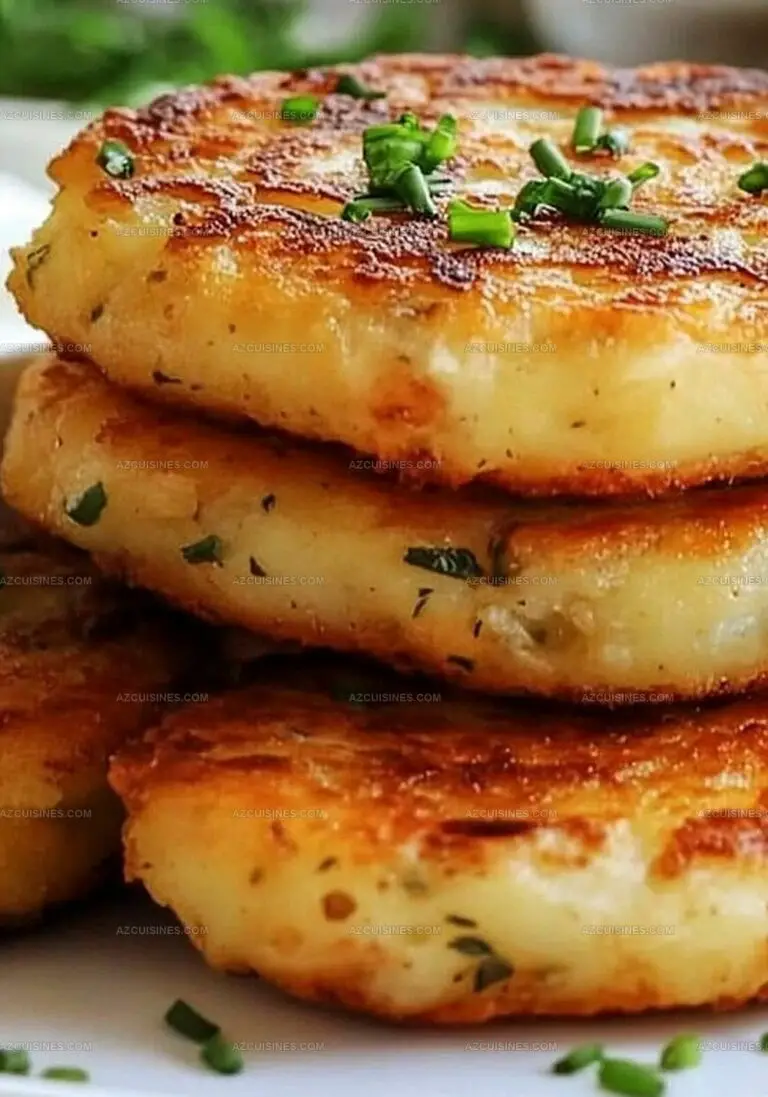 Crispy Golden Potato Patties Recipe: Homestyle Comfort on a Plate - AZ ...