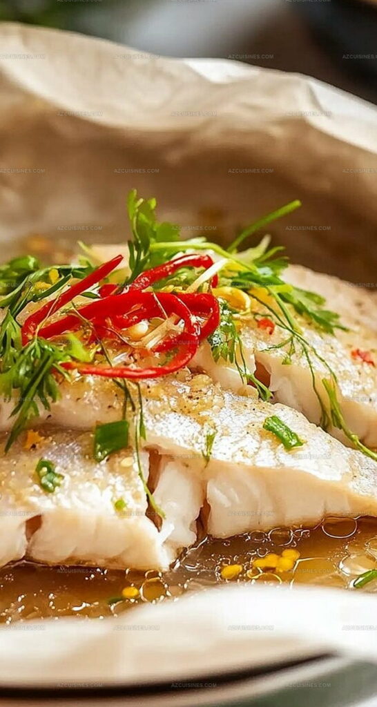 Sizzling Ginger Steamed Fish Recipe: Light & Flavorful Magic - AZ Cuisines