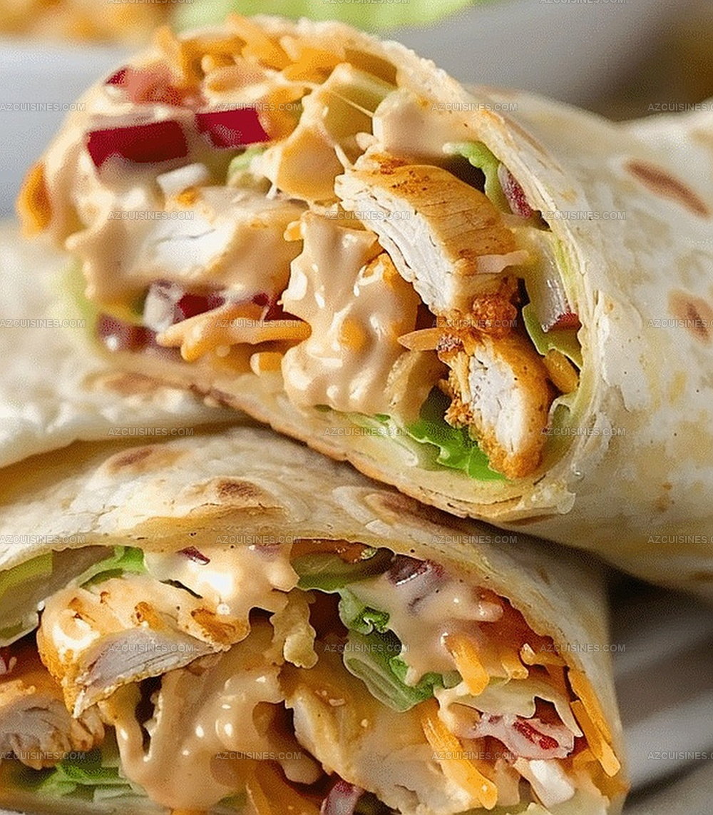 Zesty Crunchy Southwestern Chicken Wrap Recipe for Lunch Joy - AZ Cuisines