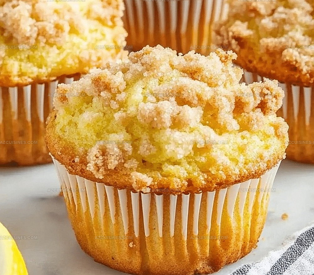 Zesty Lemon Streusel Muffins Recipe: Morning Sunshine in a Bite - AZ ...