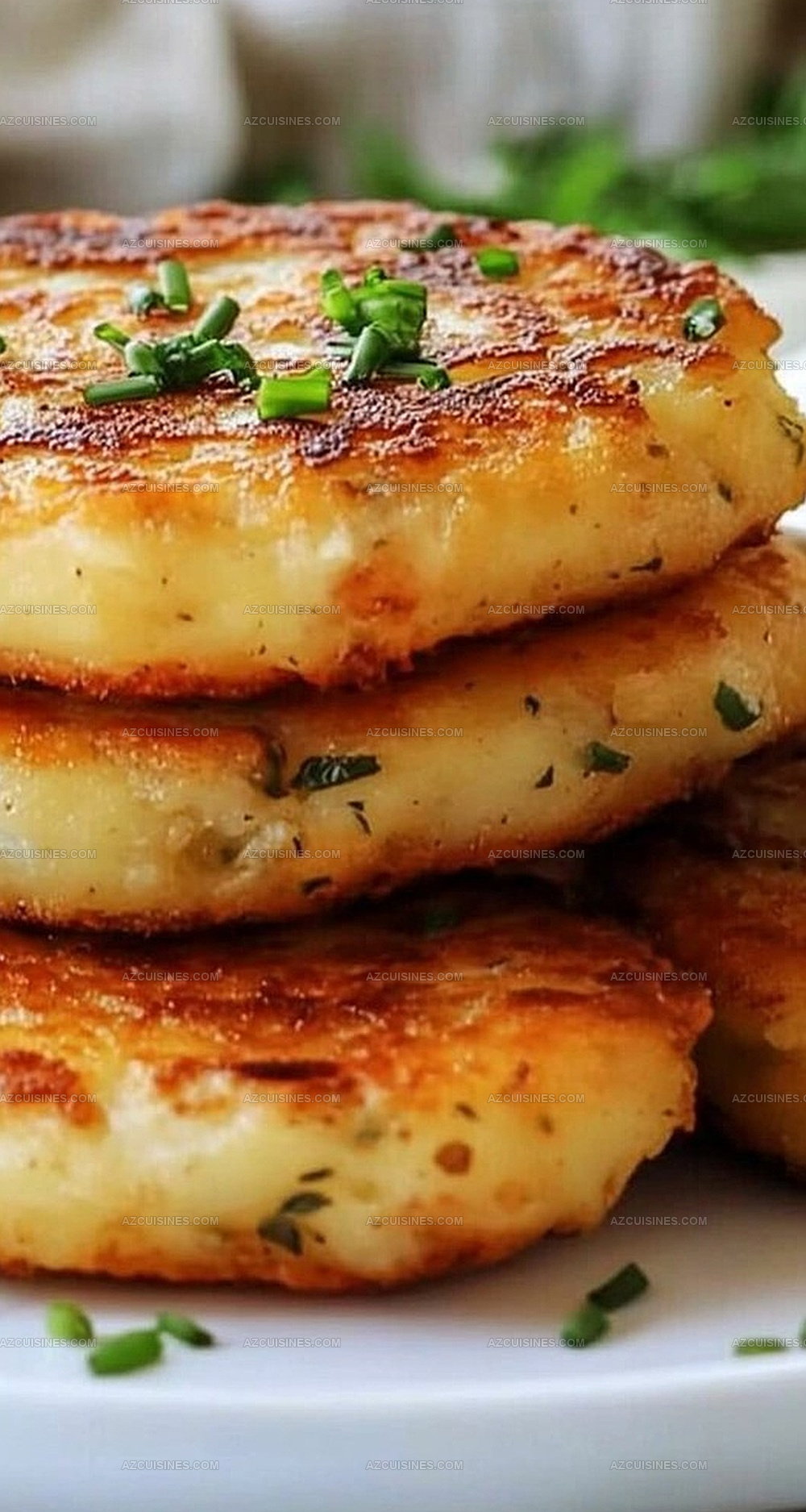 Crispy Golden Potato Patties Recipe: Homestyle Comfort on a Plate - AZ ...