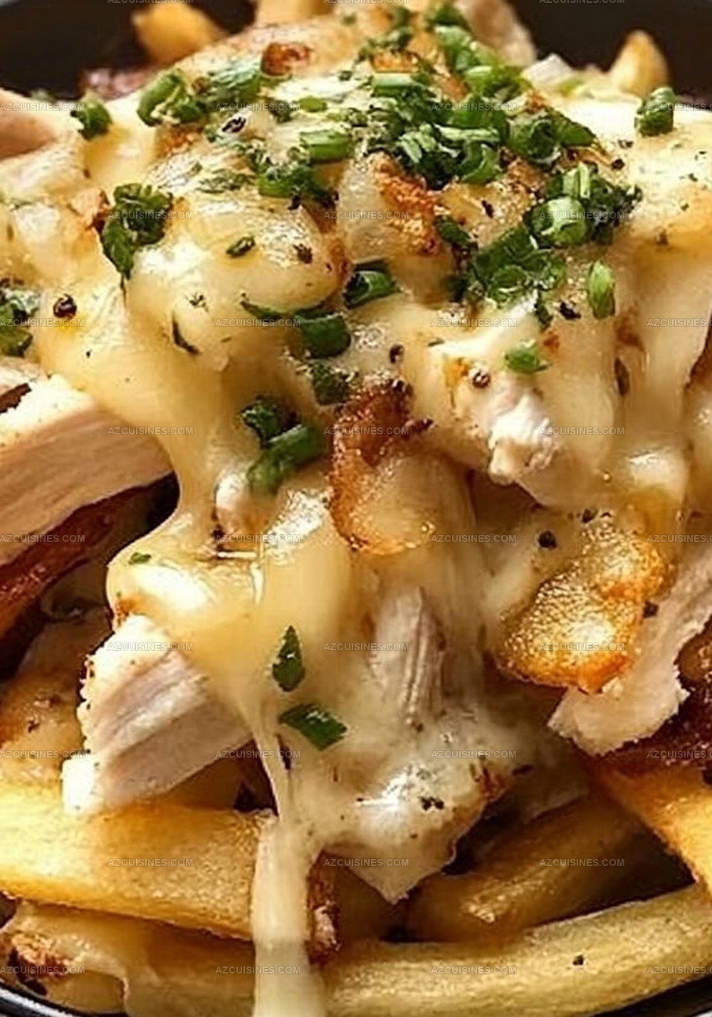 Savory Chicken and Cheese Poutine Recipe: A Cozy Comfort Classic - AZ Cuisines